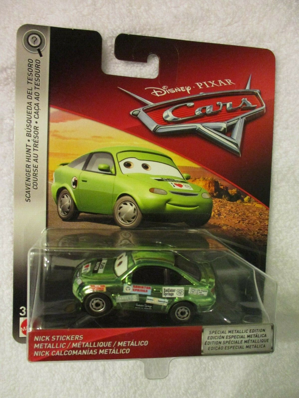 Disney Pixar Cars Nick Stickers Scavenger Hunt | eBay