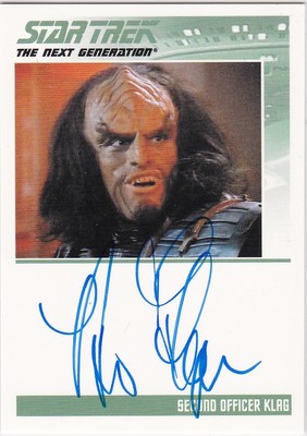 STAR TREK TNG HEROES & VILLAINS BRIAN THOMPSON SECOND OFFICER KLAG ...