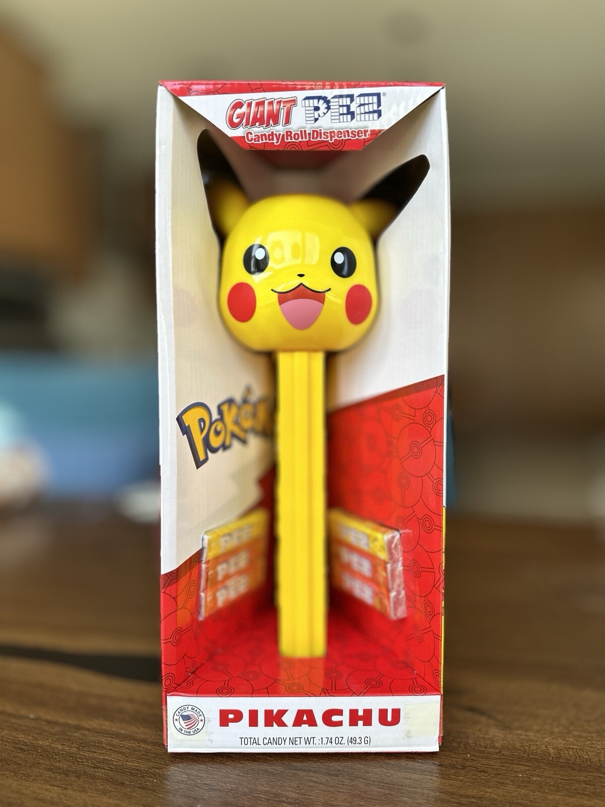 Giant Pez Pokémon - Pikachu 1.74 OZ | eBay