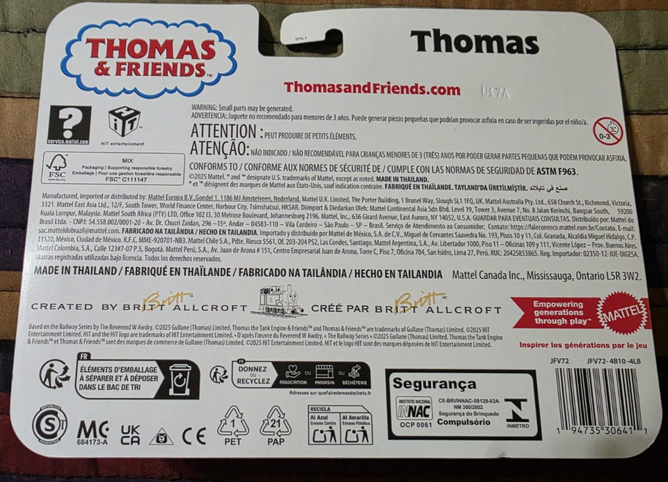 Thomas the Tank Engine Mattel 80th Anniversary Ruby Collection Special ...