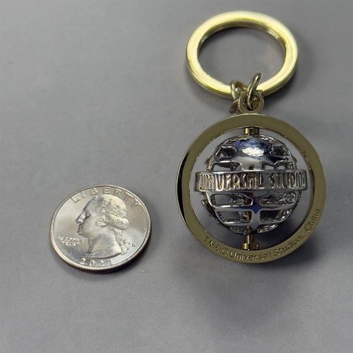 Universal Studios Globe Logo Spinner Travel Souvenir Keychain Key Ring ...