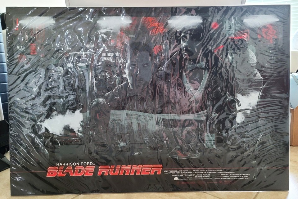 Blade Runner Screenprint Movie Poster Vance Kelly 24x36 #/135 Variant ...