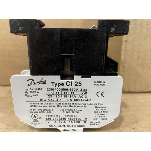 Danfoss CI 25 CI25 Contactor Relay for sale online | eBay