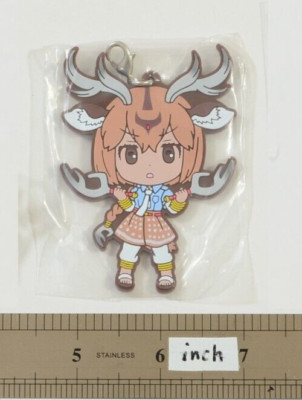 KEMONO FRIENDS Axis Deer Kyun chara Rubber Strap Keychain Anime kf58_2 ...