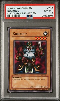 2002 Yu-Gi-Oh! Kojikocy Metal Raiders MRD 1st Edition Common PSA 8 | eBay