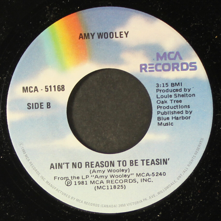 AMY WOOLEY: have a heart / ain't no reason to be teasin' MCA 7" Single ...