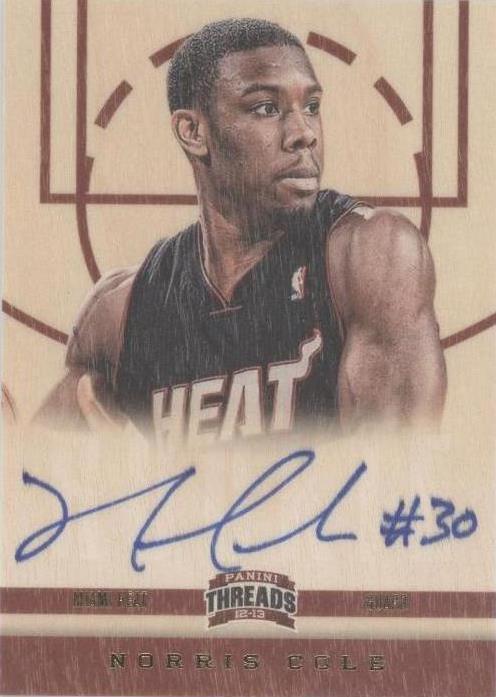2012-13 Panini Threads - Rookies Norris Cole #174 (AU, RC) for sale ...