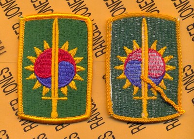 US Army 8th Military Police MP Brigade ~3" dress uniform patch m/e | eBay