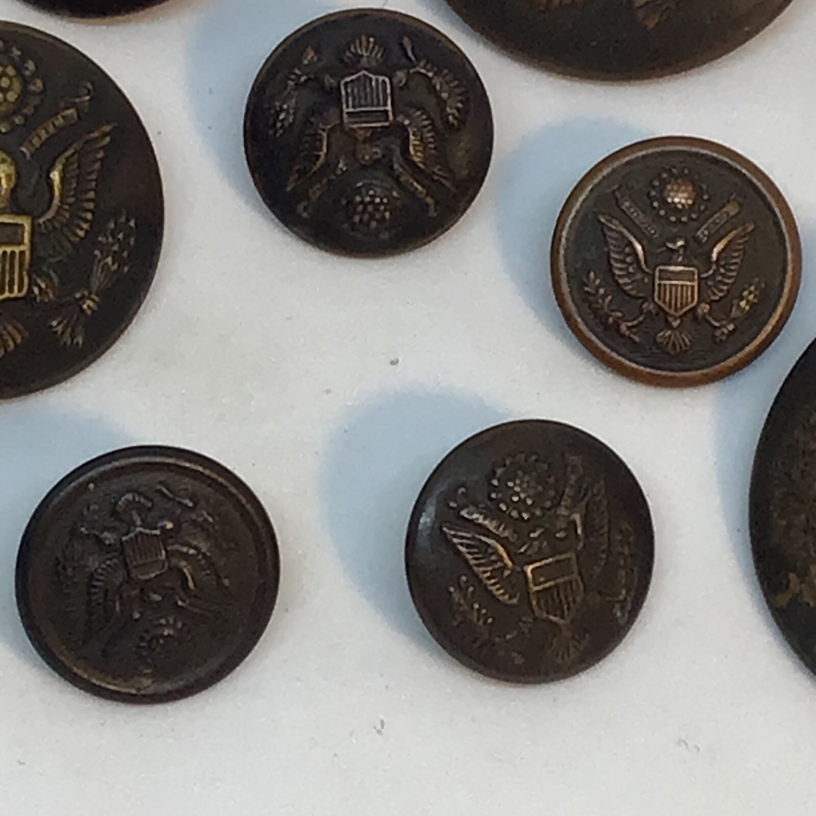 (Lot Of 13) Antique World War I United States Army Buttons | eBay