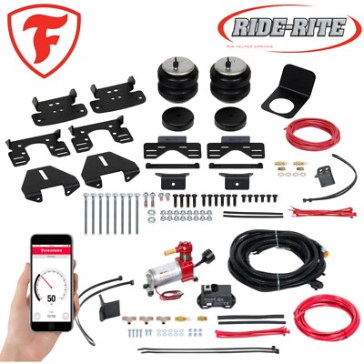 Firestone Ride Rite Bags Air & Wireless Compressor for 17-25 Ford F250 ...
