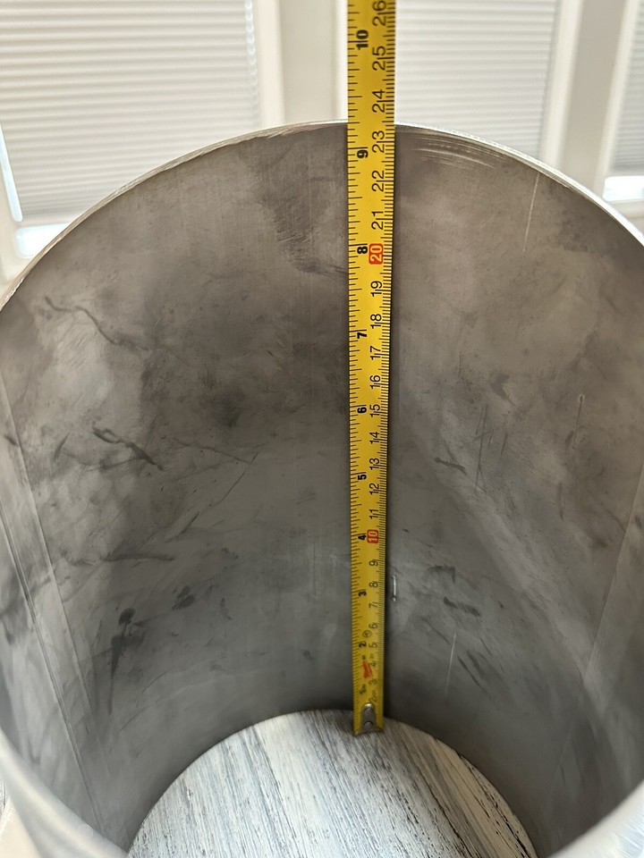 Universal Diesel Hood Stack Ring And Tip. Polished 6” Miter Cut With ...