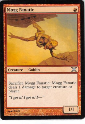 Mogg Fanatic *Uncommon* Magic MtG x1 Tenth 10th Edition MP | eBay