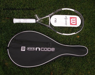 Wilson ncode n6 n code n 6 unstrung Tennis racket 95 5/8 5 w case ...