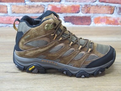 Men's Merrell Moab 3 Mid WP Brown Leather Hiking Boot *J035839/W SIZES ...