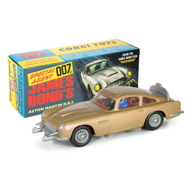 Corgi Model Club 261 James Bond Aston Martin DB5.Reissue.Gloss Gold ...
