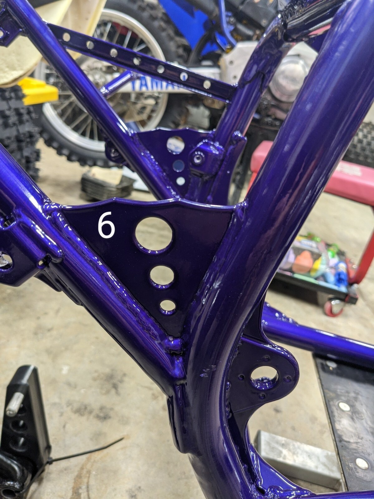 Yamaha Blaster Frame Gusset Kit - 14 Pieces | eBay