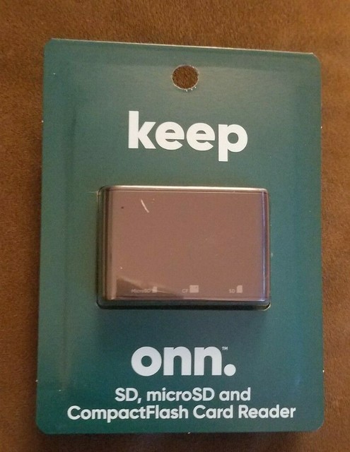 Keep ONN. SD MicroSD and CompactFlash Card Reader for sale online | eBay