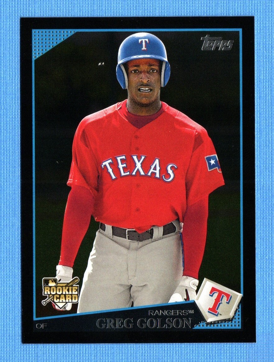 2009 Topps Wal-Mart Black Border #121 Greg Golson Texas Rangers | eBay