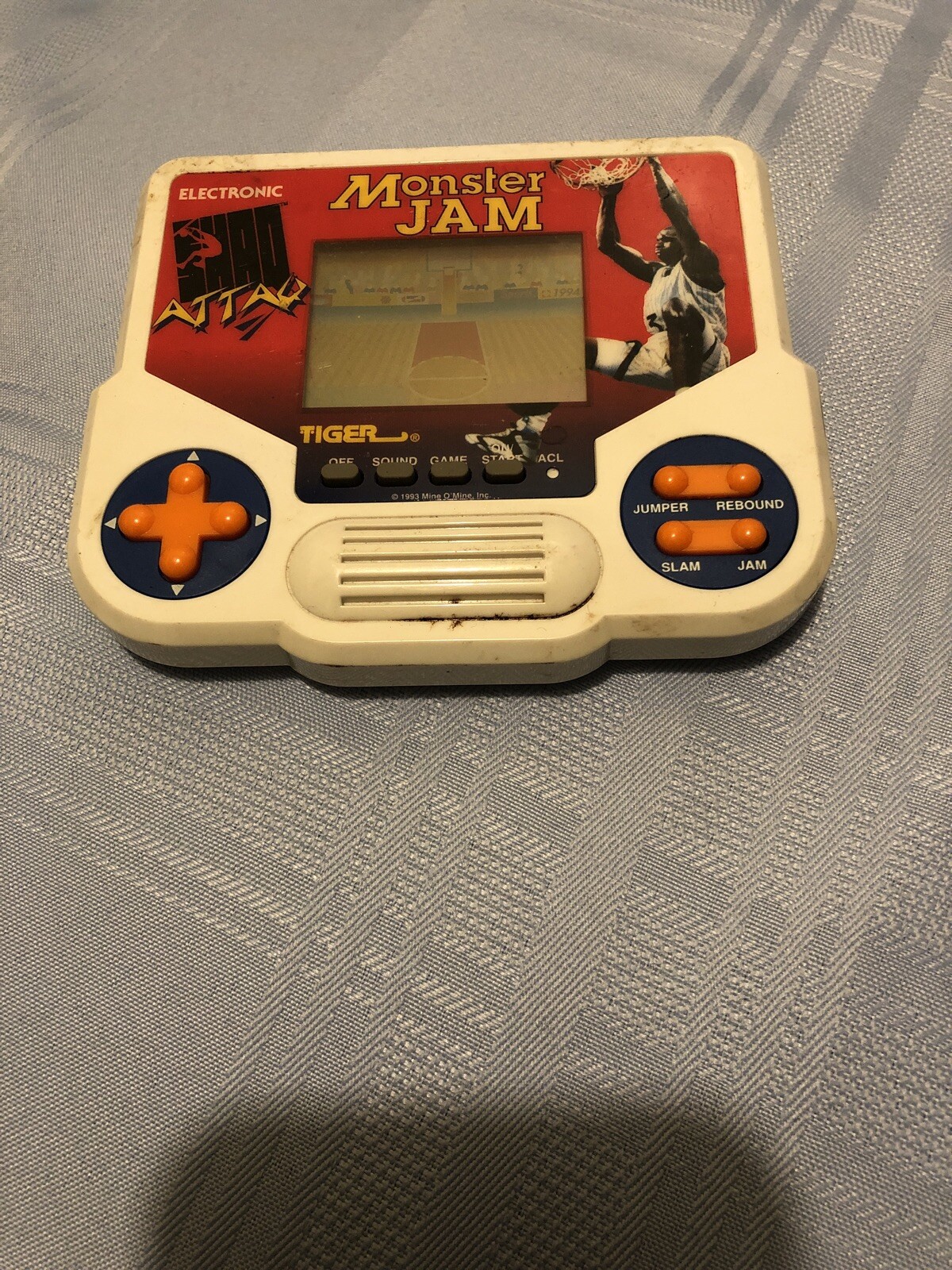 1988 TIGER HAND HELD GAME SHAQ ATTAQ ELECTRONIC MONSTER JAM | eBay