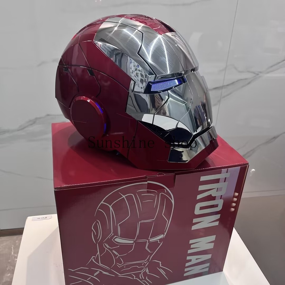 Autoking Iron Man Helmet MK5 1/1 Voice-controlled Mask Transform ...