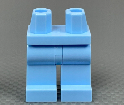 LEGO Bright Light Blue Minifigure Hips & Legs Assembly Minifig Legs ...