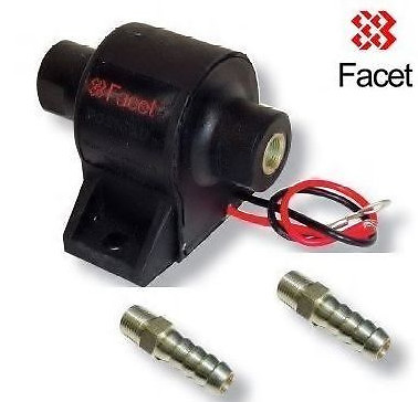 Facet Electric Solid State Fuel Pump 60107 Posi-flow 7-10psi, 2x 10mm ...