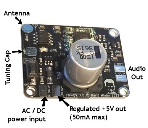 Module convertisseur FM-DW 2.0 FM pour radios vintage tube AM (et ...