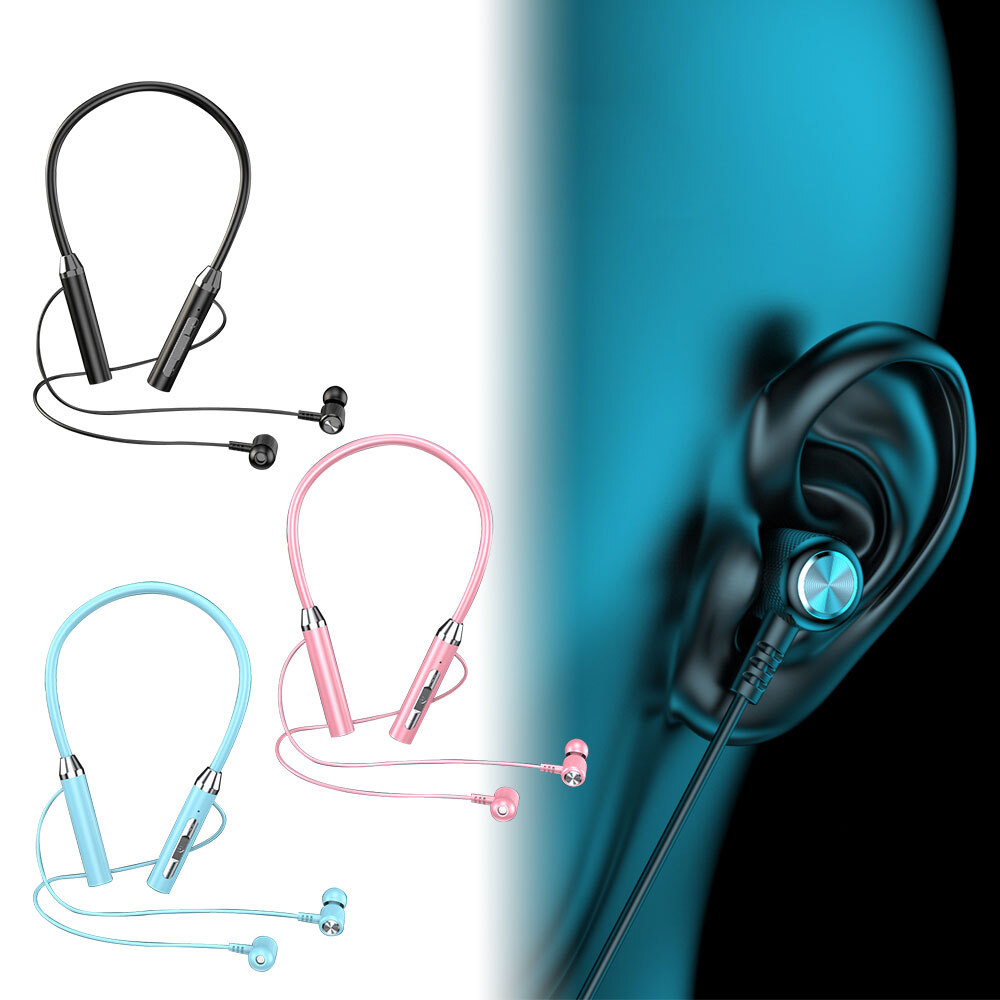 Magnetic Sport Neck-hanging TWS Earphones Wireless Blutooth Headset ...