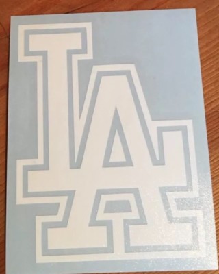 La Dodgers 6” Tall Set Car Window Decal Stickers | eBay