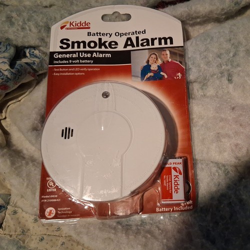 Kidde Battery Operated Smoke Alarm Model# i9030 With 9 Volt Battery ...