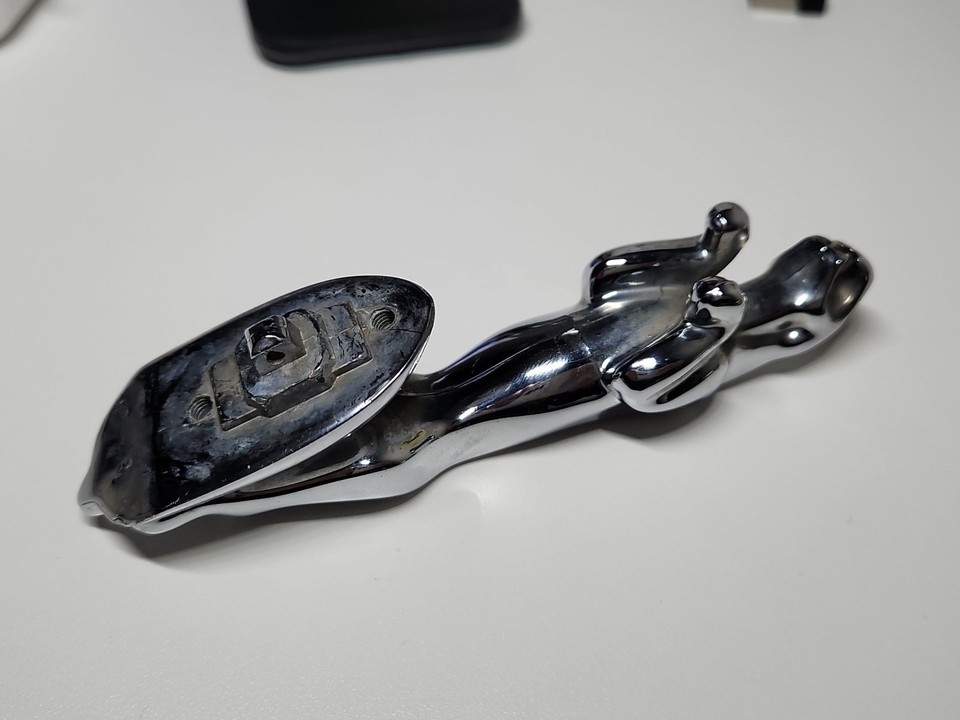 Jaguar Car Mascot - vintage JAGUAR Bonnet Mascot - chrome | eBay UK