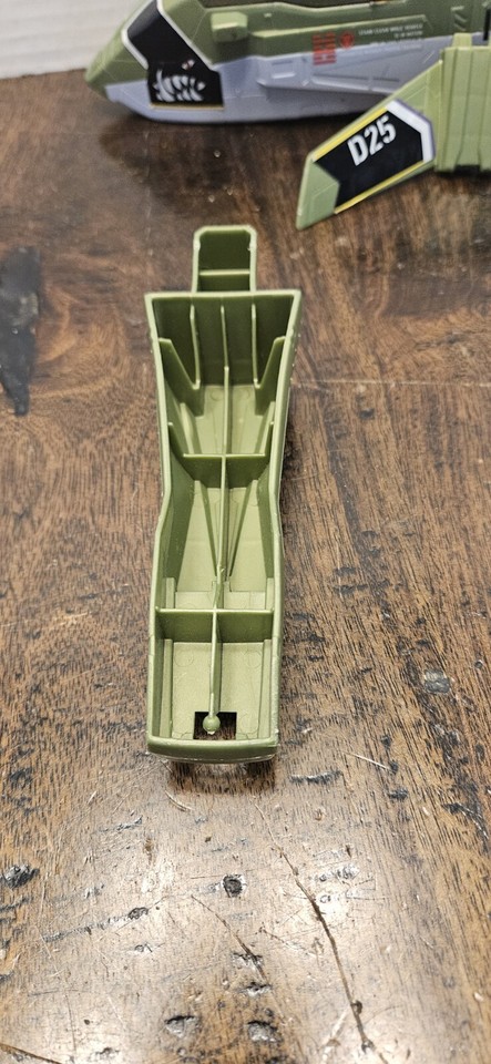 GI Joe Retaliation Ghost Hawk II VTOL Parts Lot Canopy Tail Wing Bottom ...