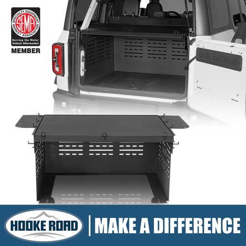 Hooke Road Security Deck Enclosure Large Storage For Ford Bronco 21-25 ...