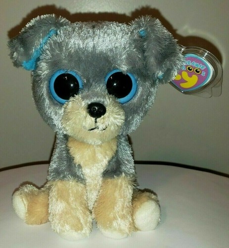 Ty Beanie Boos - SCRAPS the Schnauzer Dog (6 Inch) RARE NEW MINT with ...