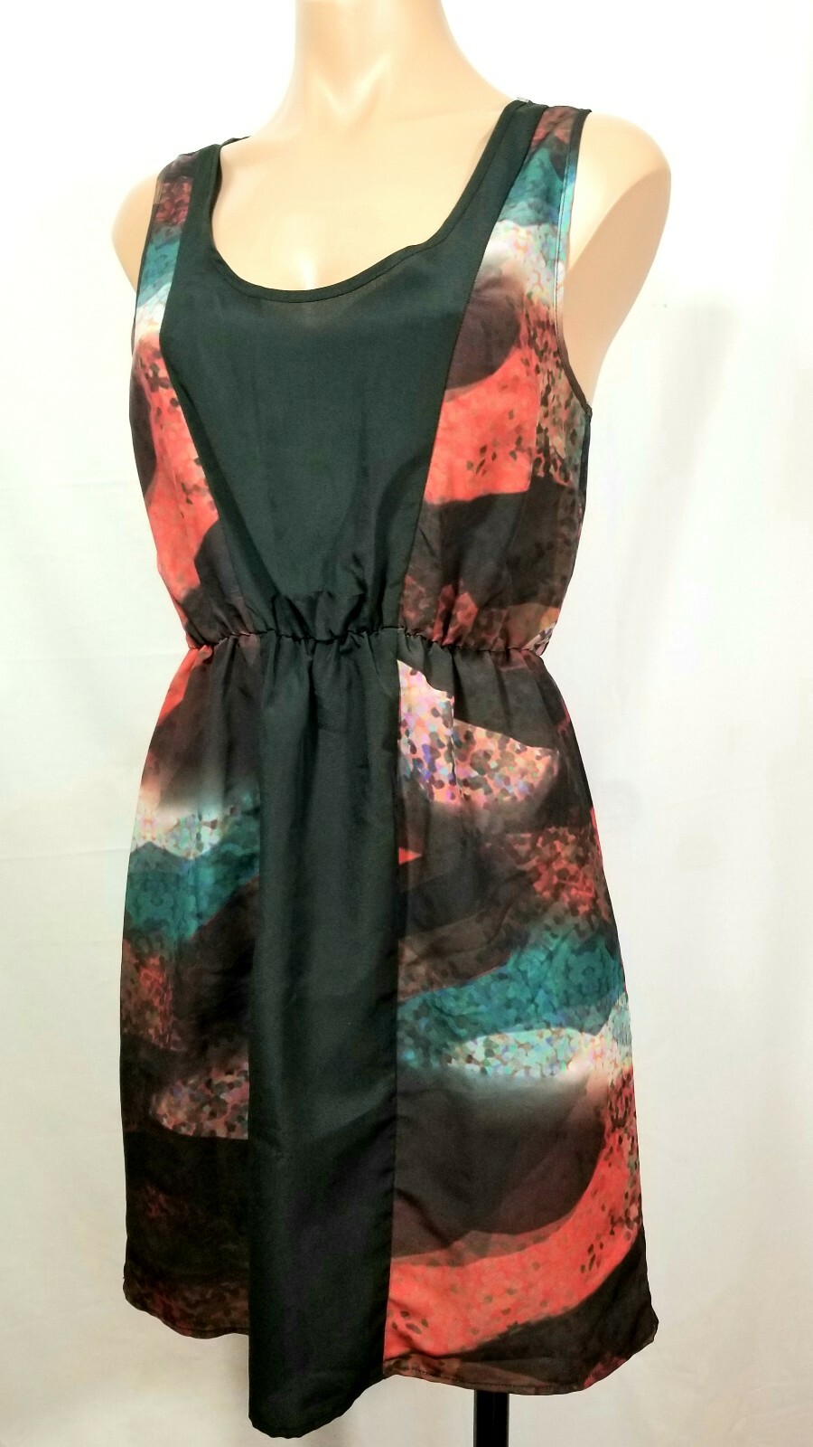 Petticoat Alley Ladies Multi-Color Mini Dress Racerba… - Gem