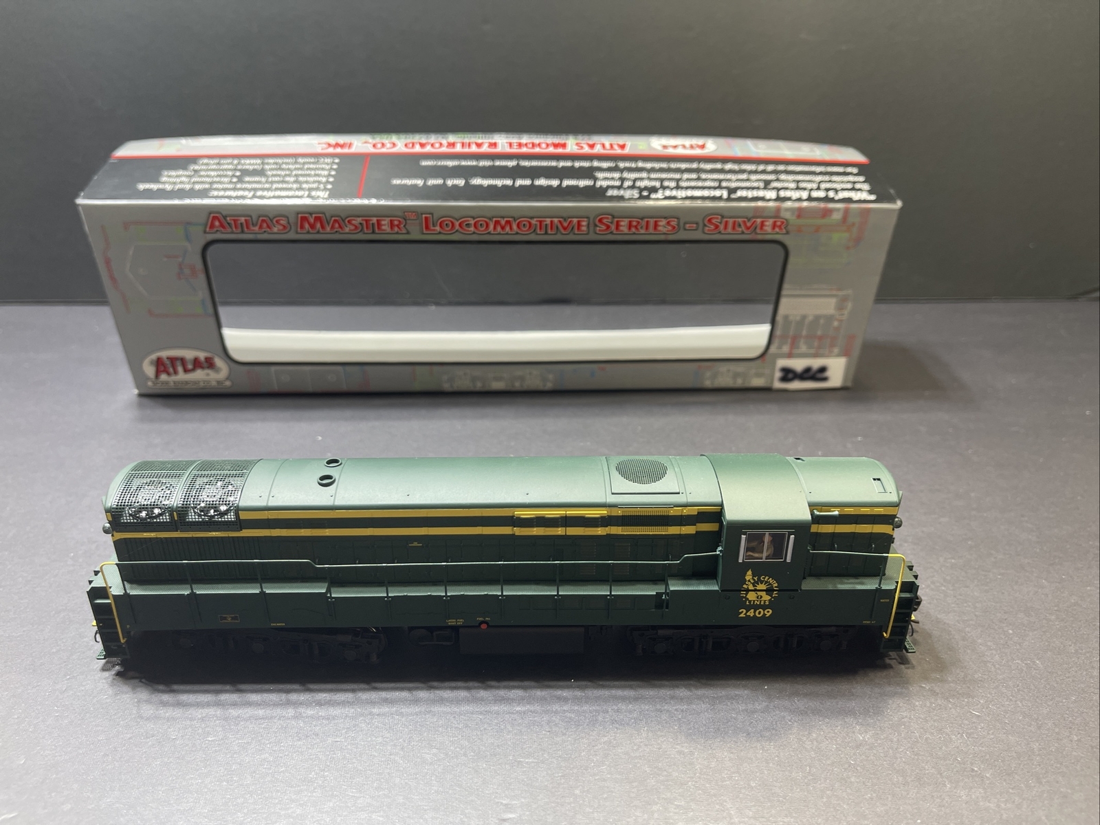 HO ATLAS MASTER SILVER 7817 CNJ JERSEY CENTRAL TRAIN MASTER DIESEL ...