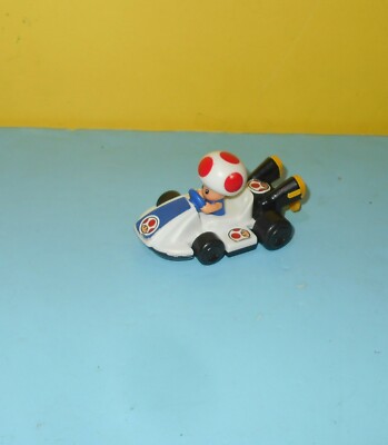 Nintendo McDonalds Super Mario Kart Toad Racer Plastic Figure Toy | eBay