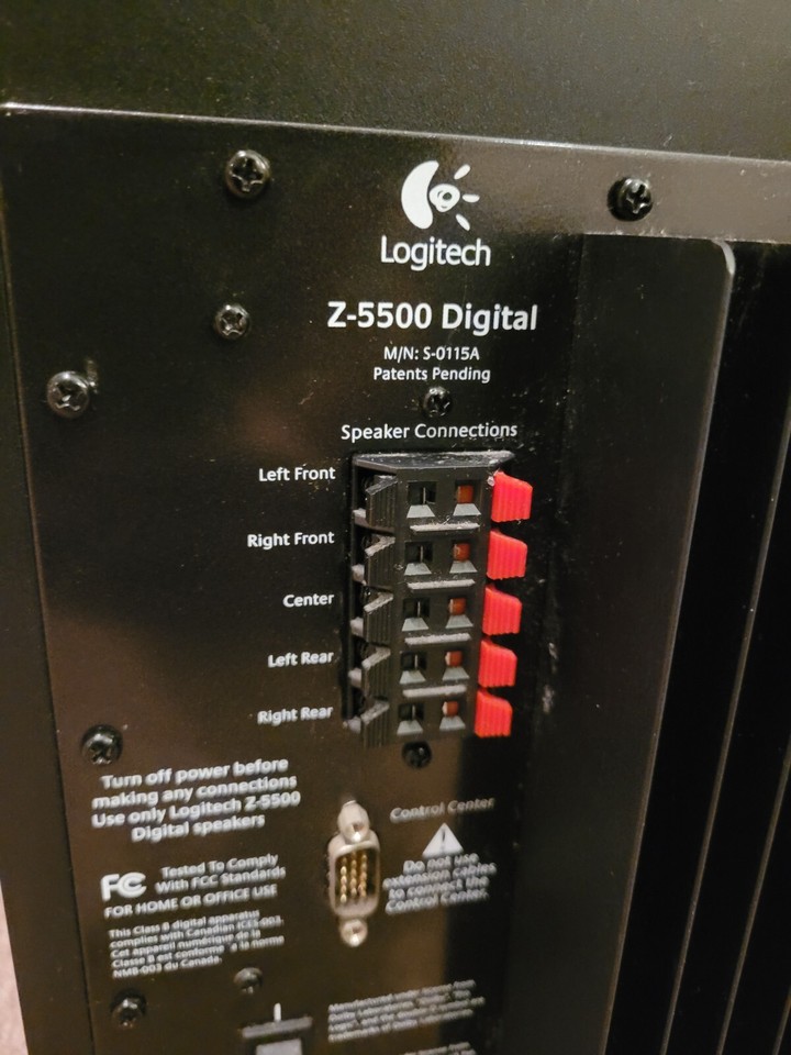 Logitech Z-5500 Digital Subwoofer Speaker ONLY!! (See Full Description ...