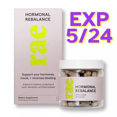 Rae ReBalance Dietary Supplement Vegan Capsules Hormone Balance SEE PIX ...