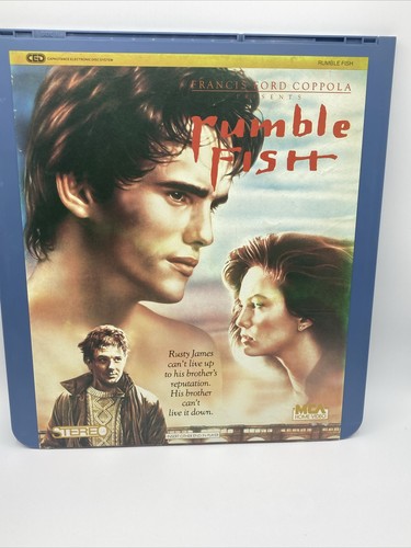 Rumble Fish Laserdisc 40056 LD Laser Disc Dillion Rourke Cage Hopper | eBay