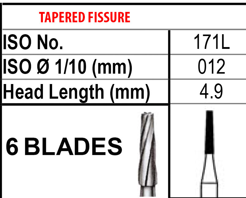 FG 171L Beavers Carbide Burs FG171L Bur #171L Friction Grip | eBay