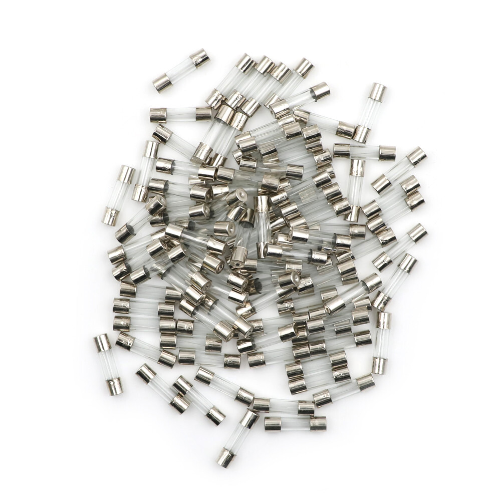 100Pcs/Box 2A 250V Fuses 2 Amp Fast-Blow Fuse 5mm x 20mm F2AL250V Glass ...