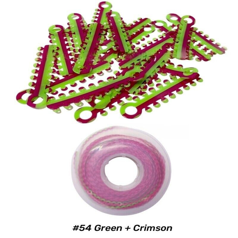 16 Color Dental Orthodontic Elastic Rubber Ligature Tie/Power Chain ...