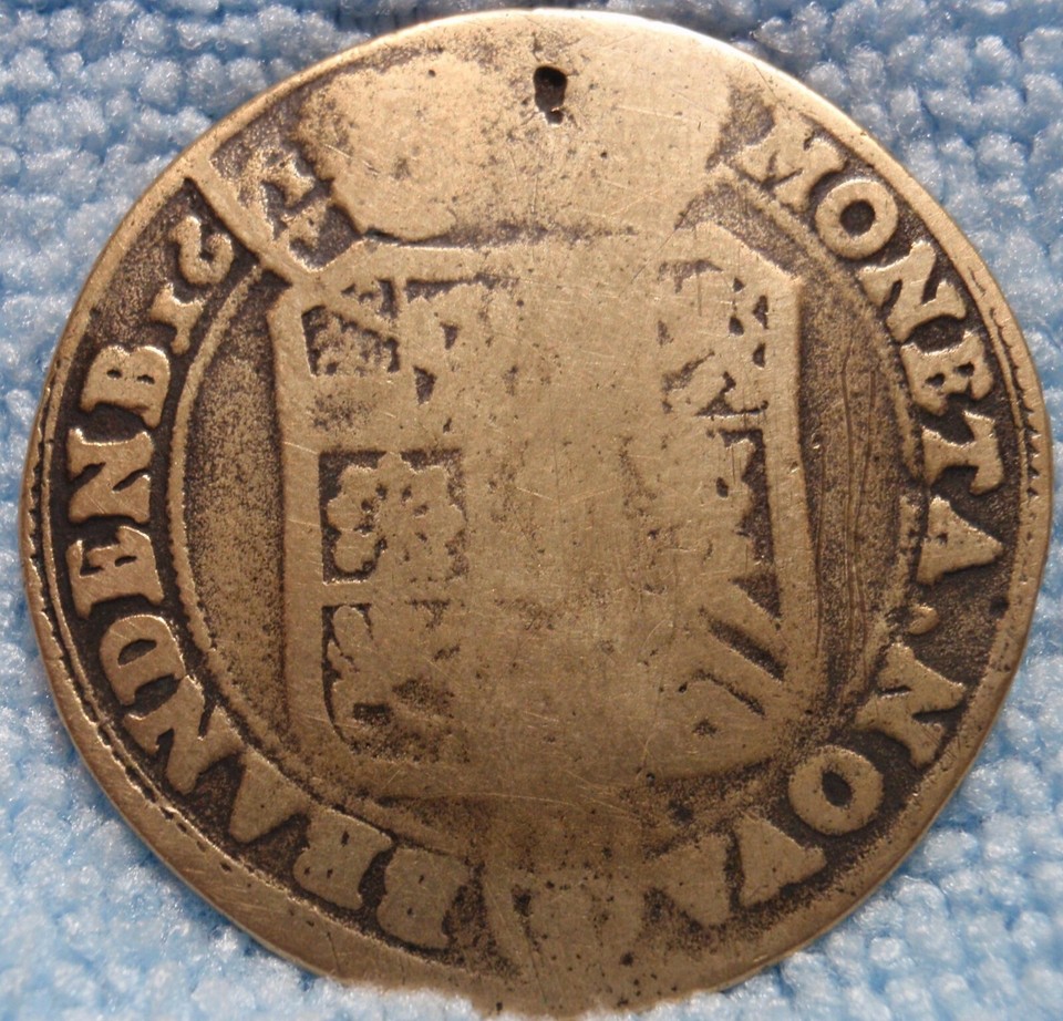 1691 Brandenburg-Prussia 2/3 Thaler Friedrich III 1691 Very Nice Coin ...