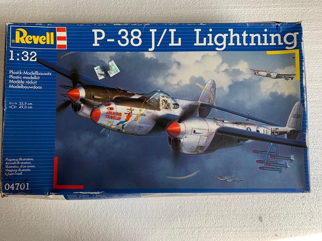 Revell Kit 04701 P-38 J/l Lightning 1 32 for sale online | eBay