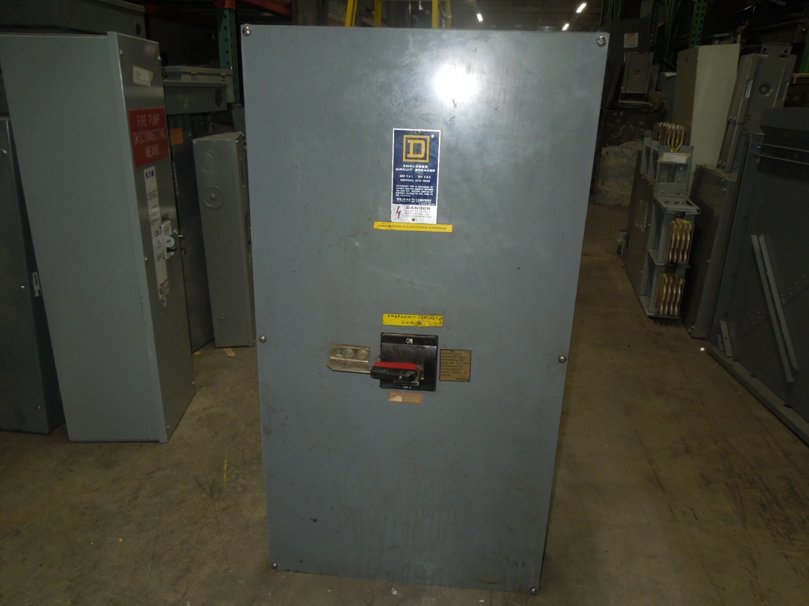 Square D MA-1000-S Circuit Breaker Enclosure Type 1 w/ 1000A 3p 600V ...