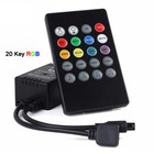 20 Key 24 Key 2.4G music controller DC12-24V RGB Sound Sensitive remote ...