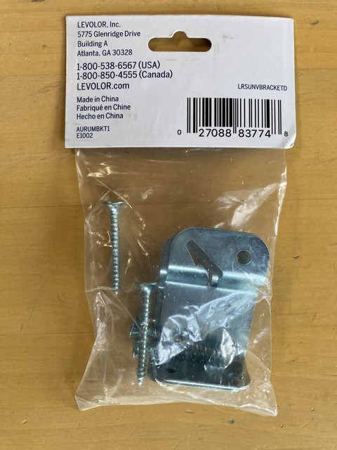 Universal Bracket Levolor Brackets LRSUNVBRACKETD 027088837748 for sale ...