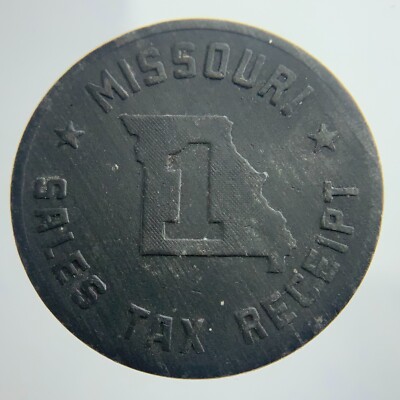 Missouri Sales Tax Receipt Token BB567 | eBay