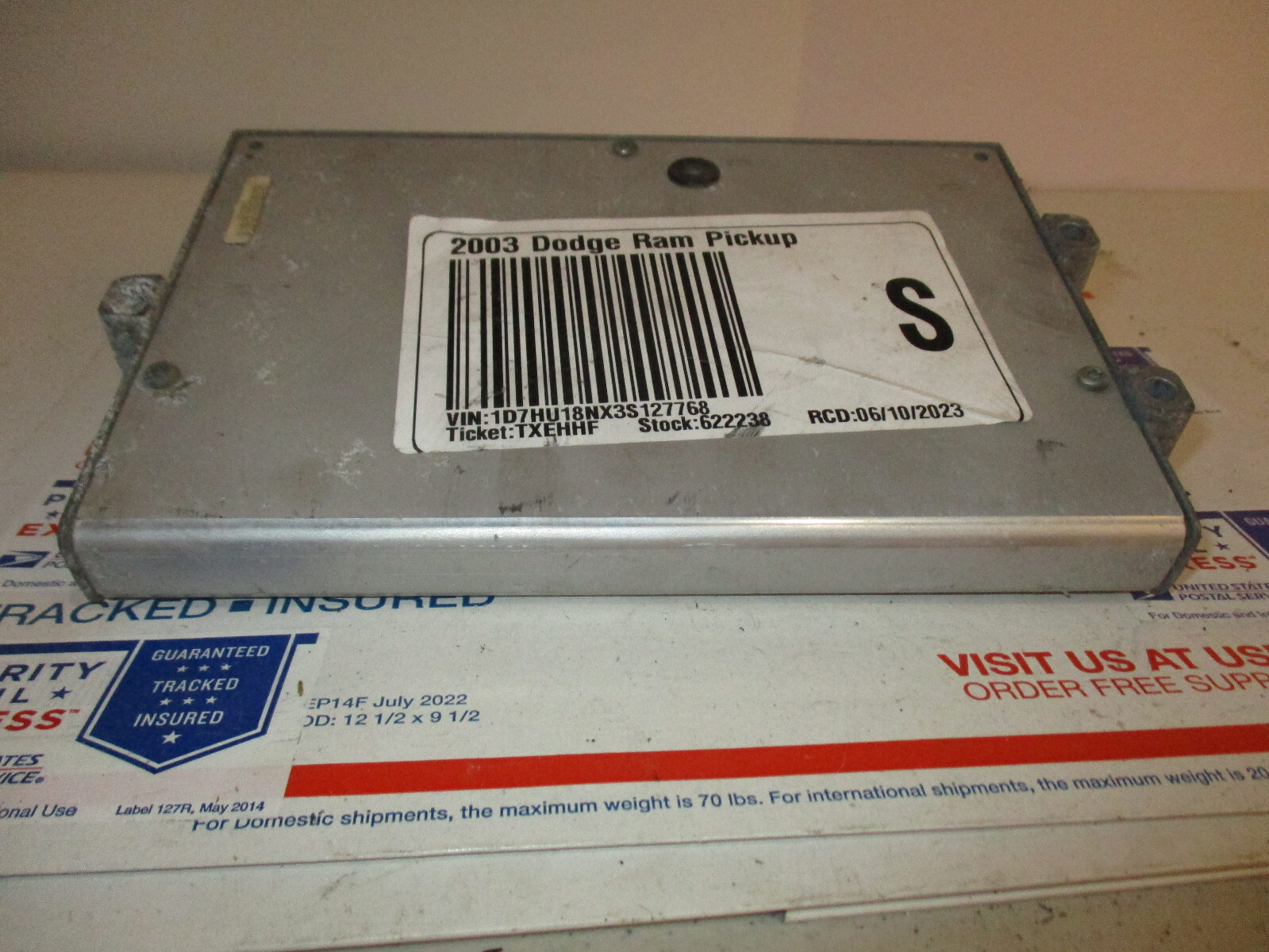 🌎 2003 RAM 1500 ECM ENGINE CONTROL MODULE COMPUTER PCM ECU POWER UNIT ...